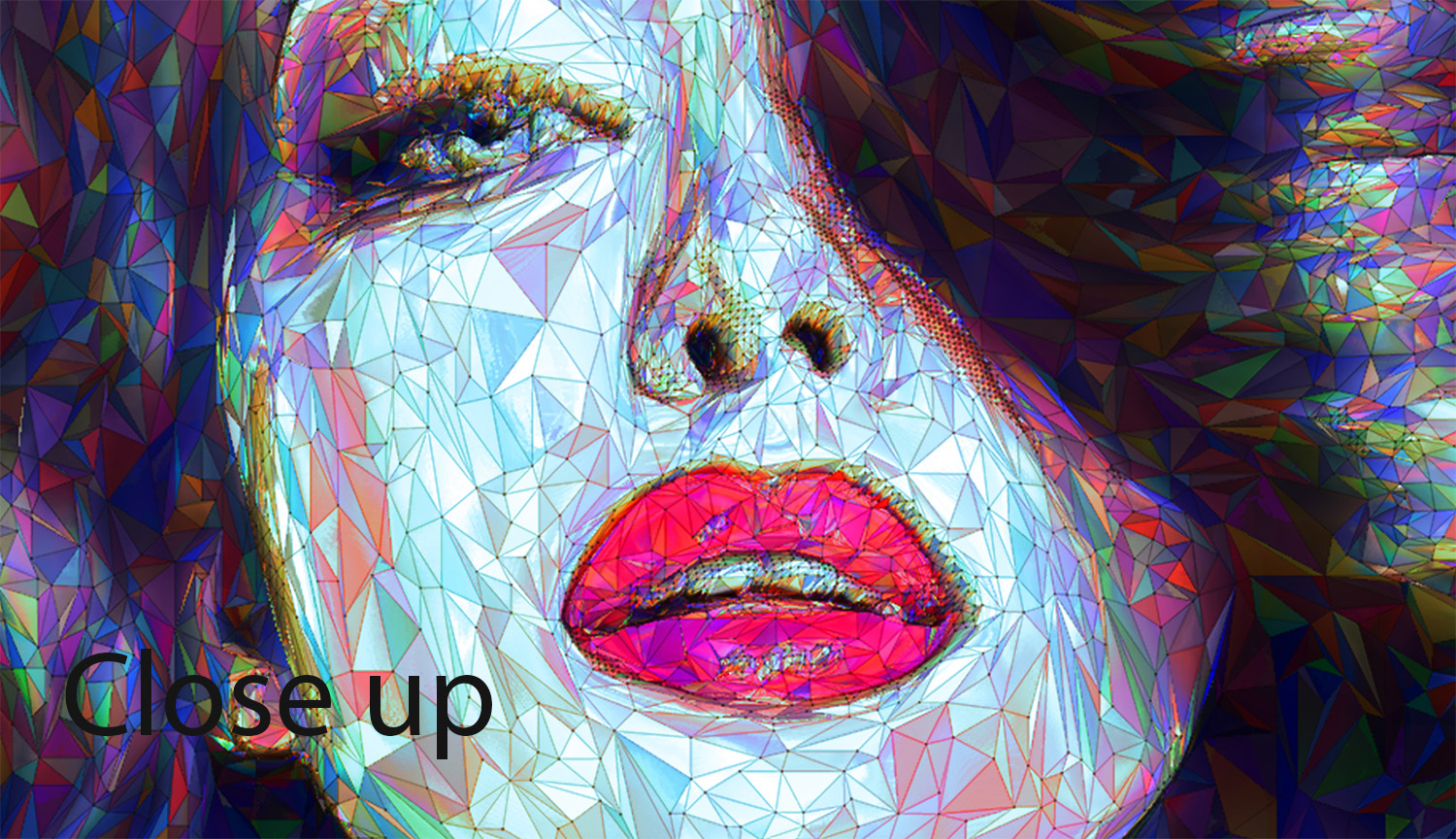 Polygon Faces – Andrew Knutt Art, Design & Everything Creative